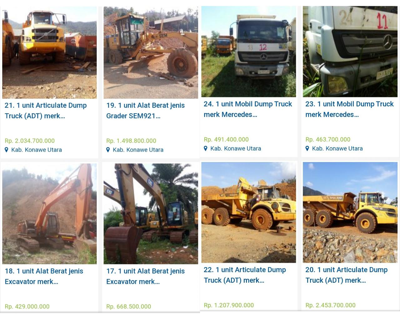 Barang Rampasan Tindak Pidana Penambangan Dilelang Oleh Kejaksaan Agung ...